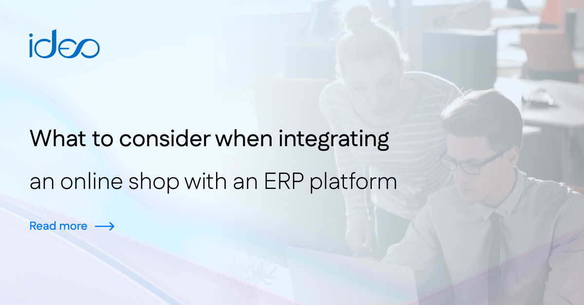 What to consider when integrating an online shop with an ERP platform ...