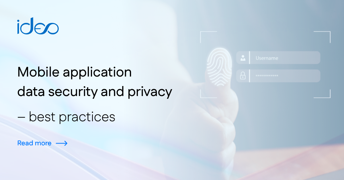 Mobile application data security and privacy – best practices ...